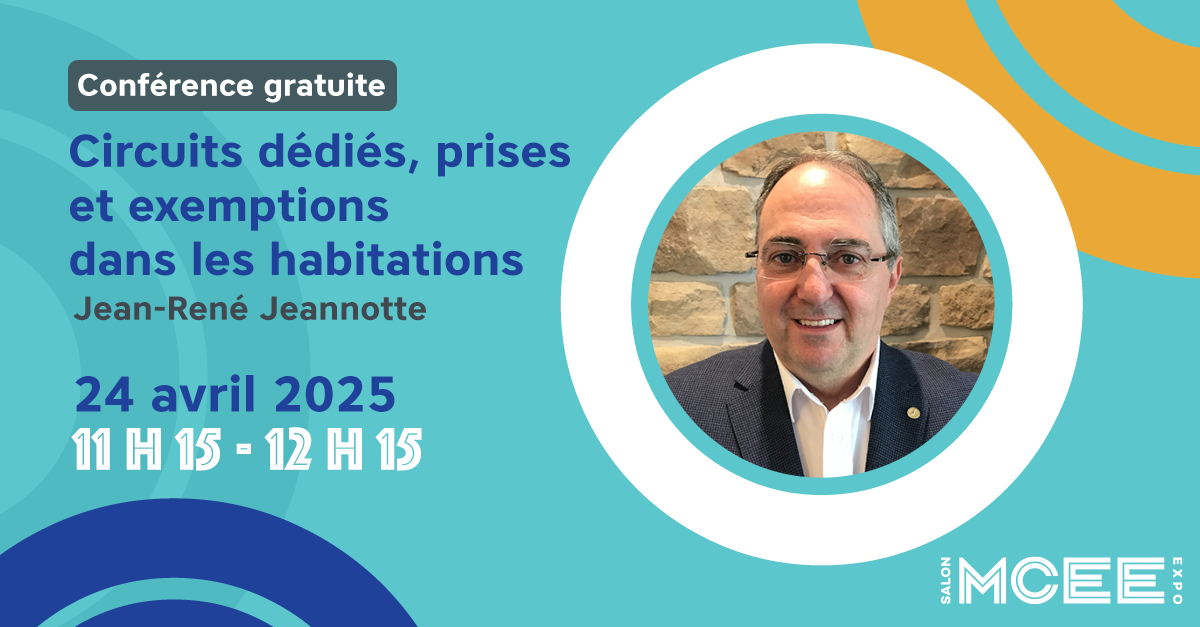 Circuits dédiés, prises et exemptions dans les habitations - Salon MCEE